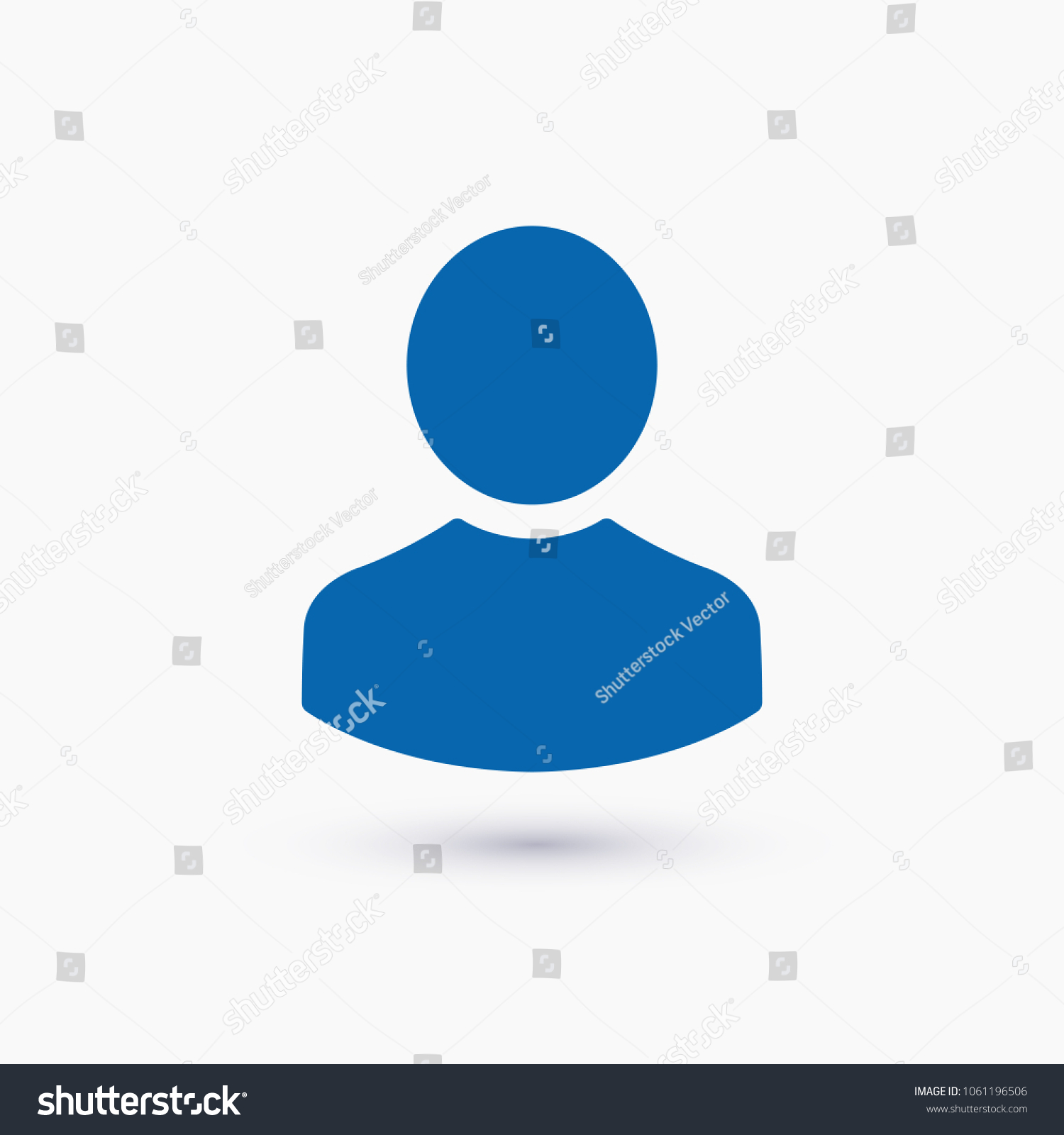 User Icon People Vector Icon Stock Vector (Royalty Free) 1061196506
