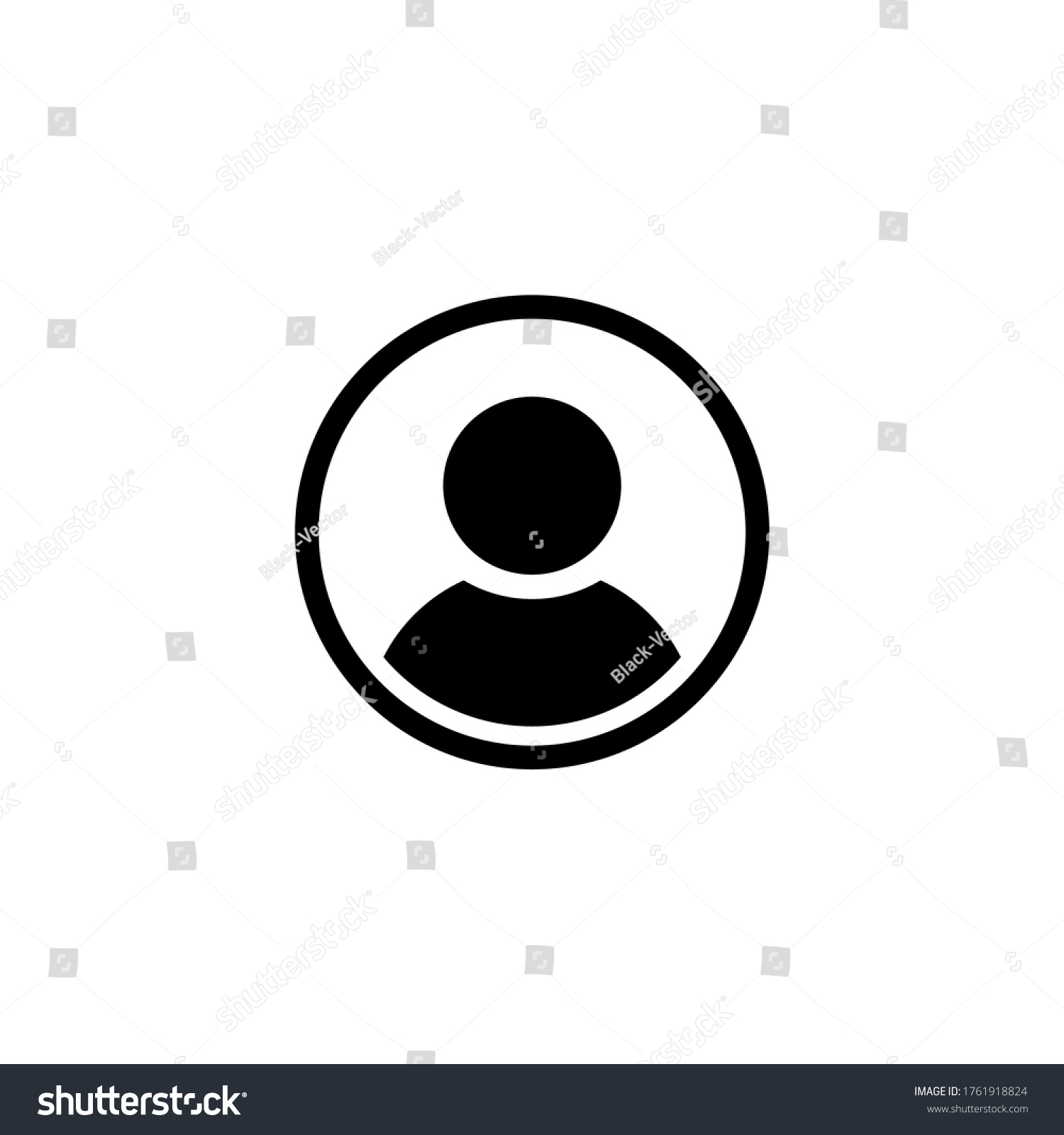 User Icon Vector Trendy Flat Design Stock Vector (Royalty Free ...