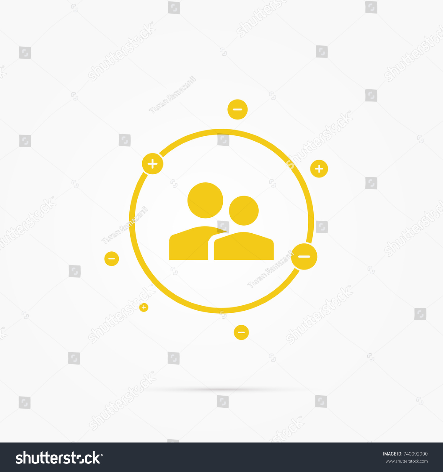User Icon Web Sign Stock Vector (Royalty Free) 740092900 | Shutterstock