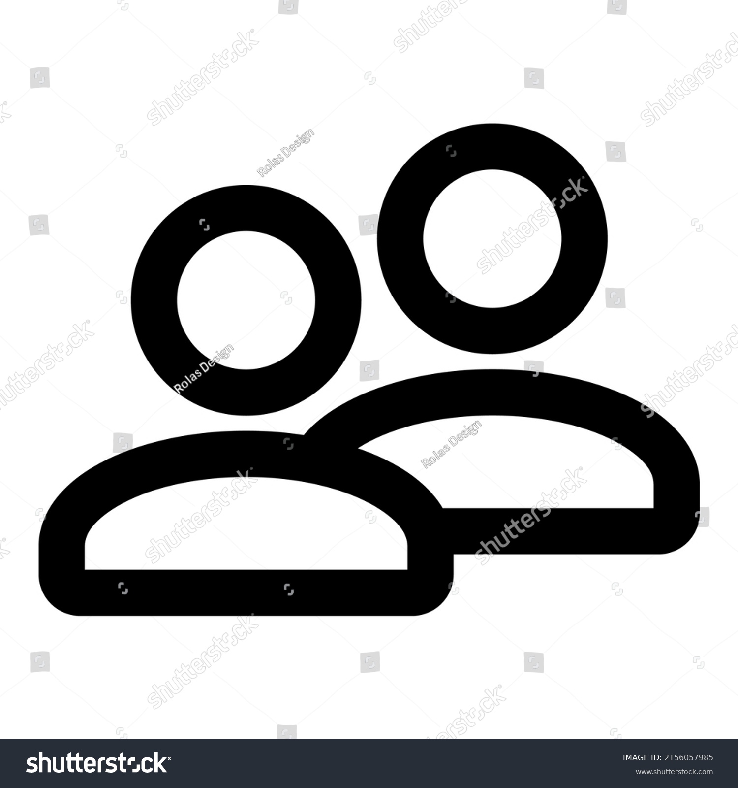 User Icon Black Color Stock Vector (Royalty Free) 2156057985 | Shutterstock