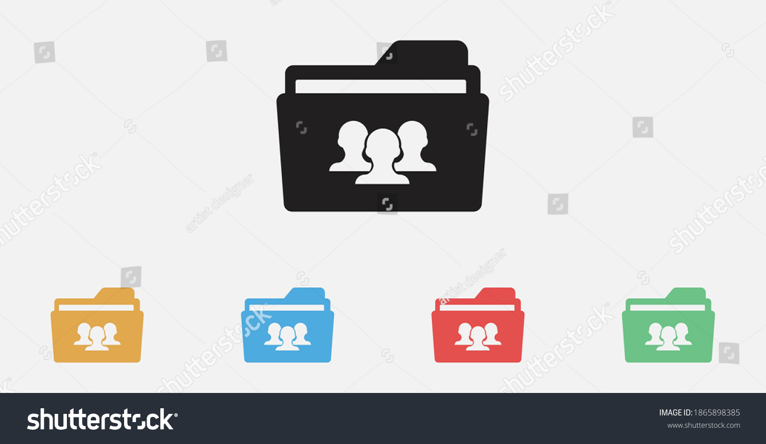 User Private Folder Symbol Profile Folder: เวกเตอร์สต็อก (ปลอดค่า ...