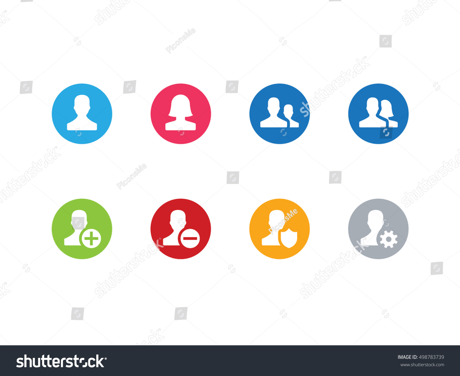 Users Vector Icons Symbols Stock Vector (Royalty Free) 498783739 ...
