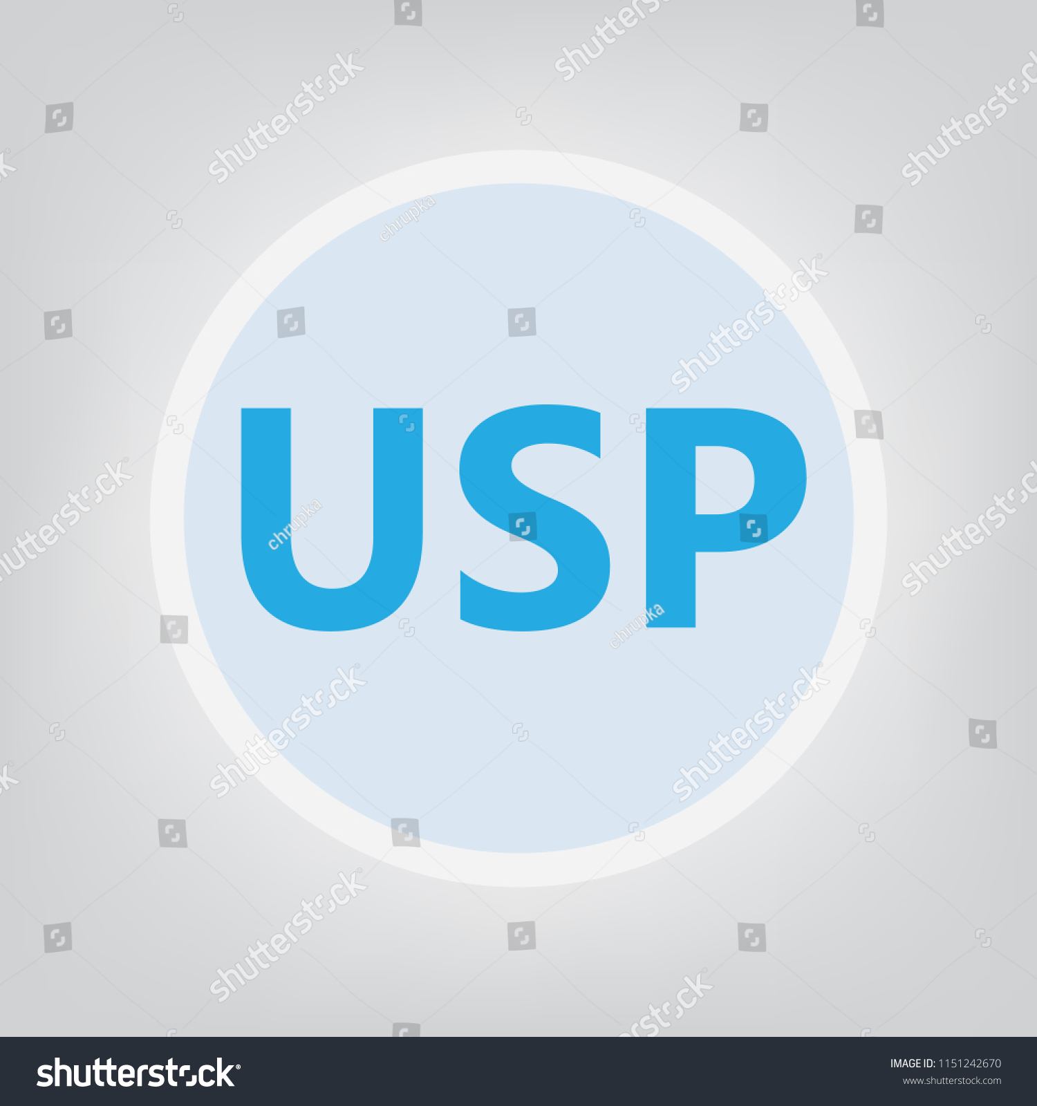 Usp Unique Selling Proposition Concept Vector: Stock-Vektorgrafik ...