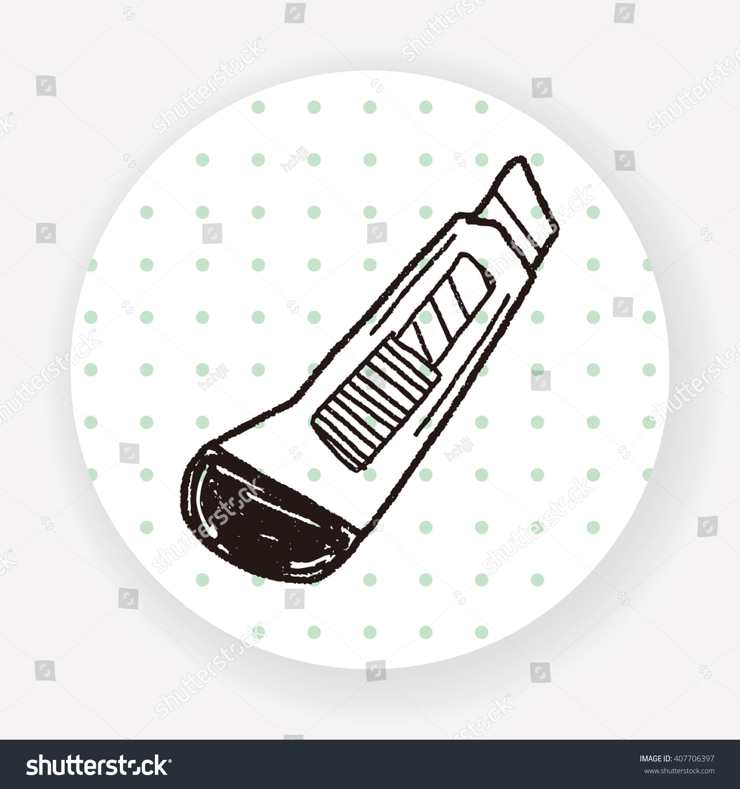 Utility Knife Doodle Stock Vector (Royalty Free) 407706397 | Shutterstock