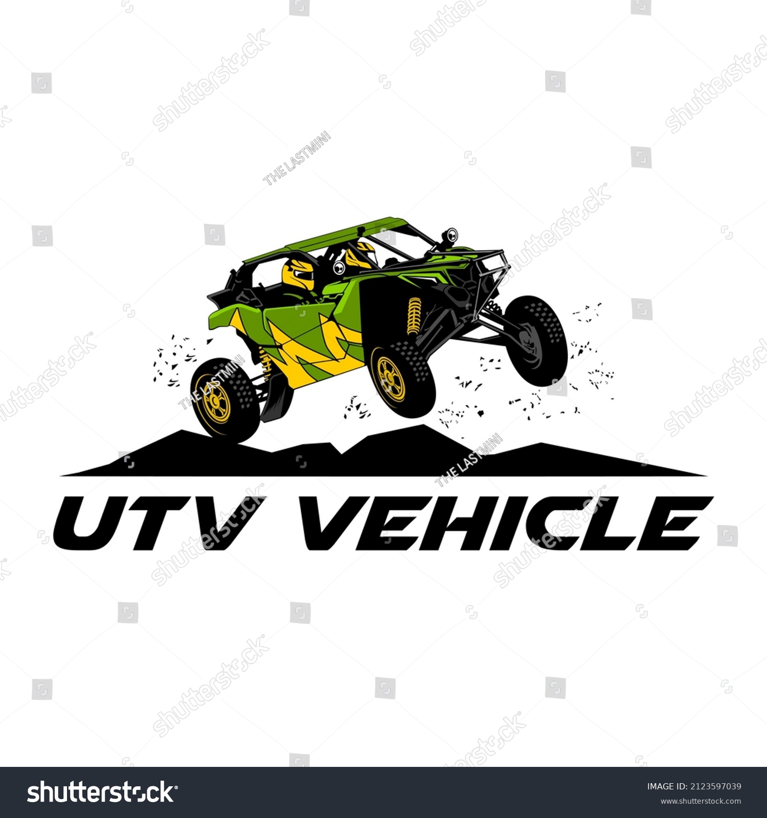 Utv Vehicle Design Logo Icon Vector Stock Vector (Royalty Free) 2123597039