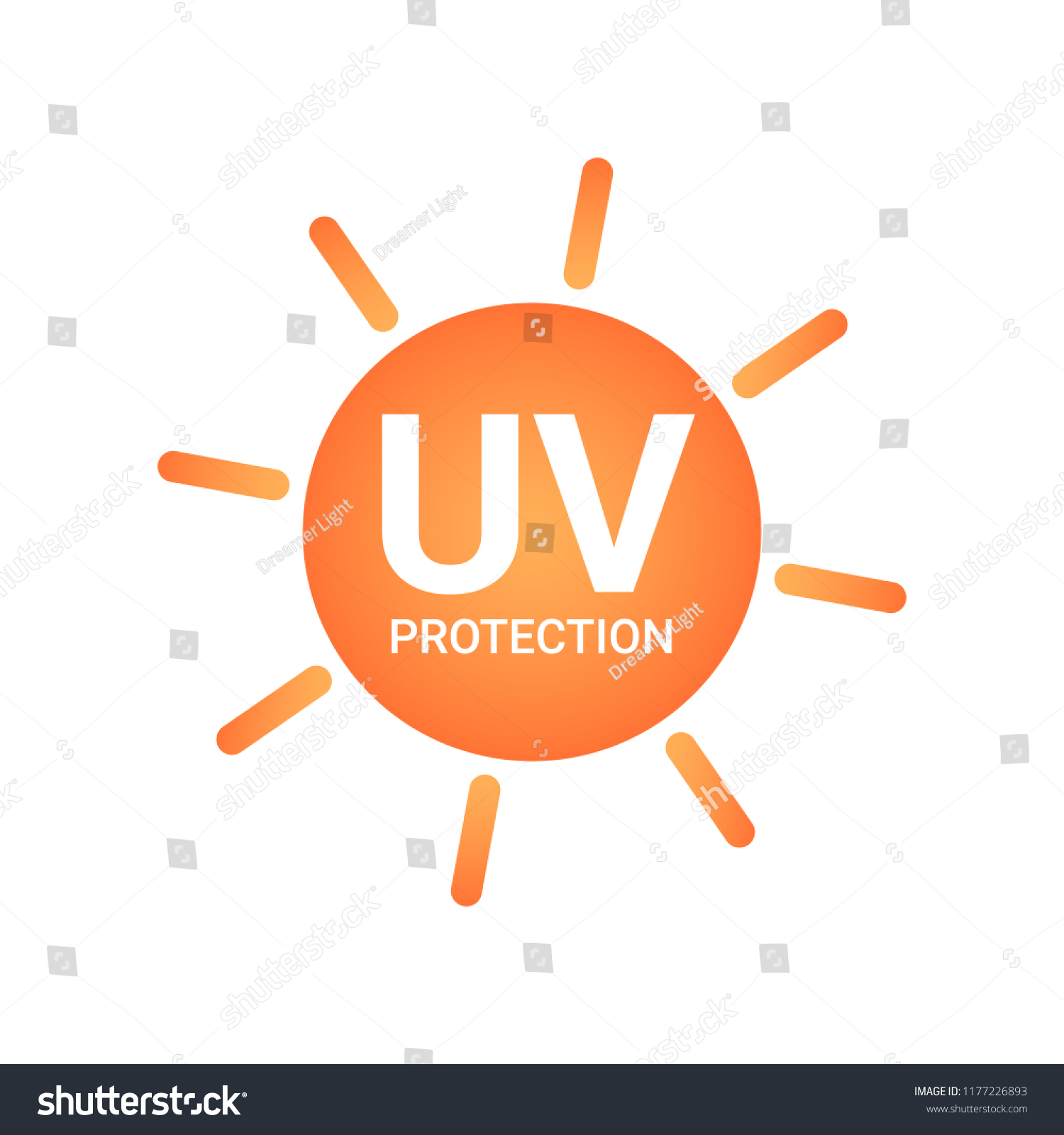 Uv Protection Logo Vector Illustration Stock Vector (Royalty Free ...