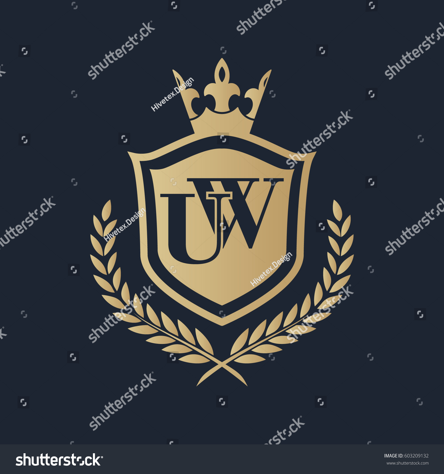 Uw Logo Stock Vector (Royalty Free) 603209132 | Shutterstock