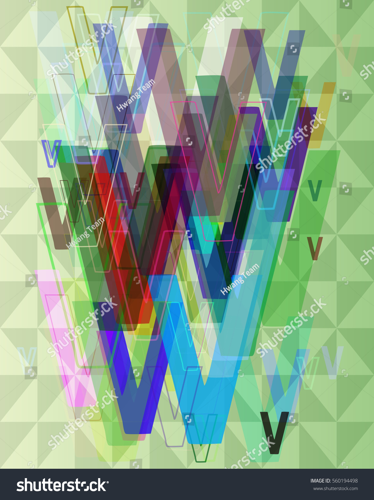V Alphabet Art Background Stock Vector (Royalty Free) 560194498 ...