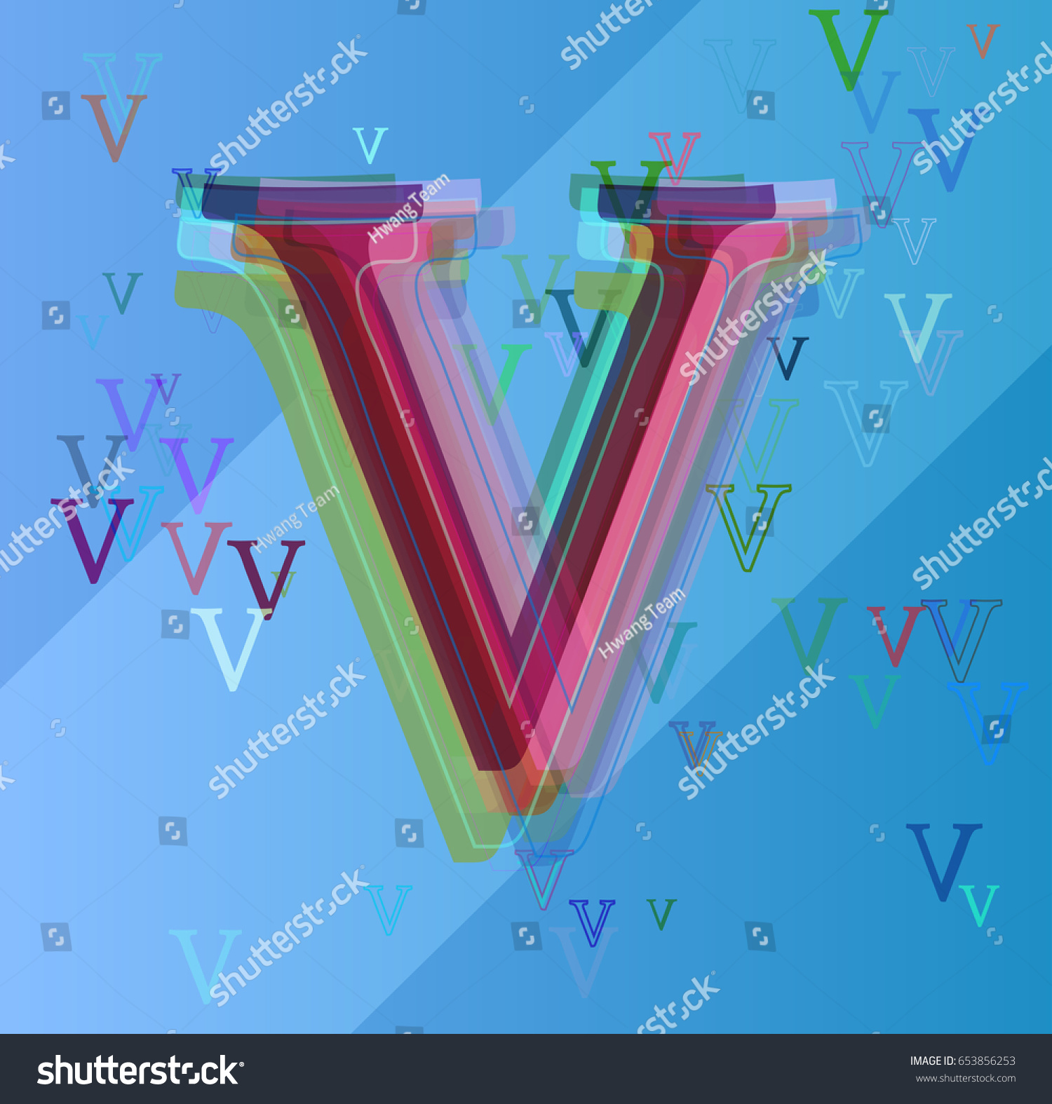 V Alphabet Background Icon Stock Vector (Royalty Free) 653856253 ...
