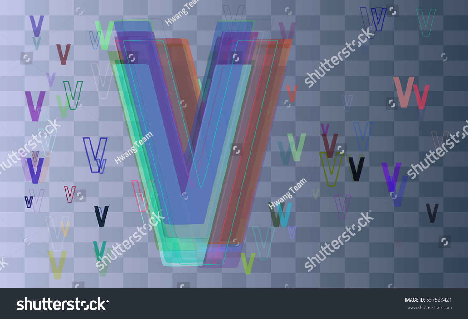 V Alphabet Design Template Stock Vector (Royalty Free) 557523421 ...