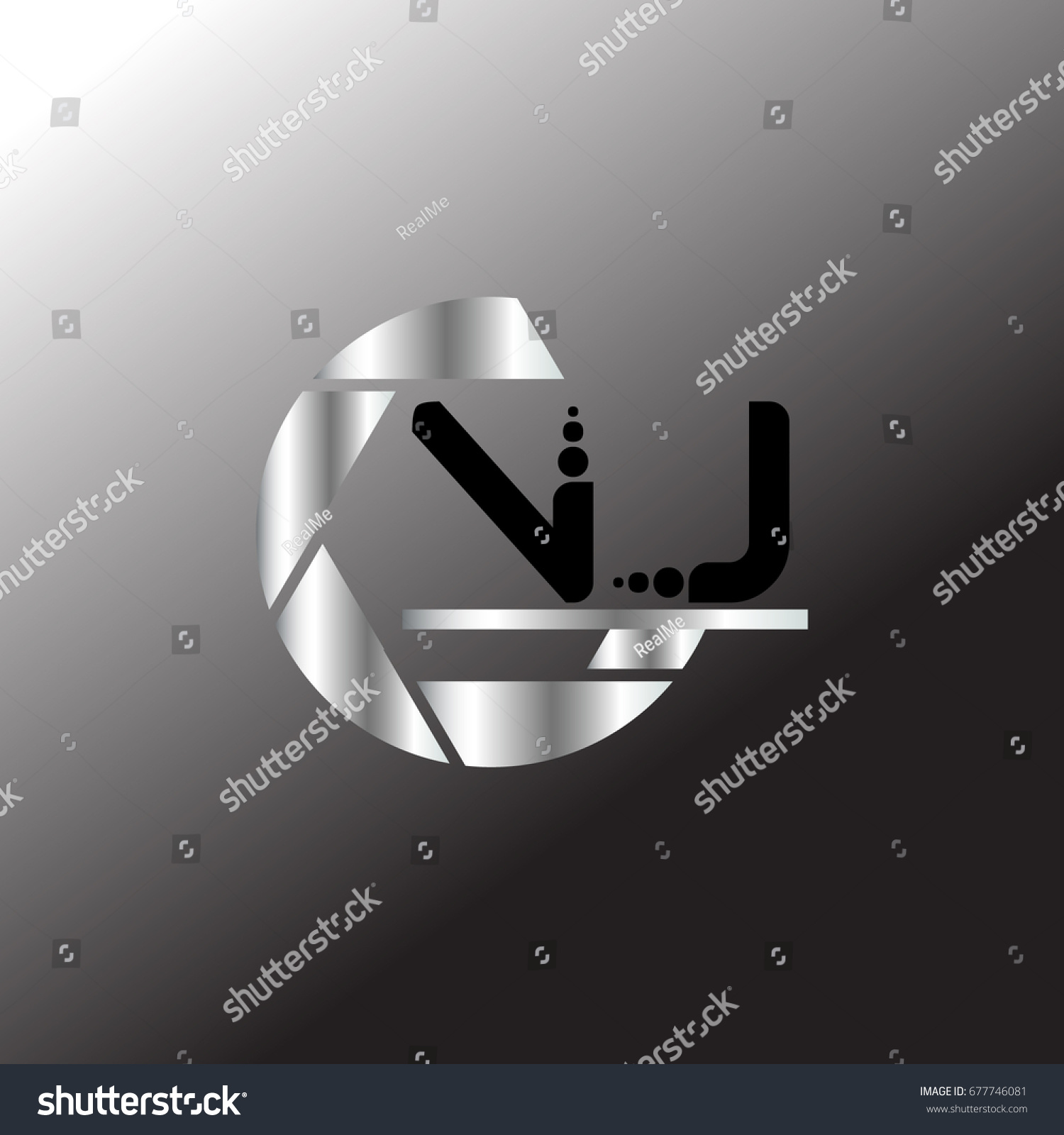 V J Logo Stock Vector (Royalty Free) 677746081 | Shutterstock