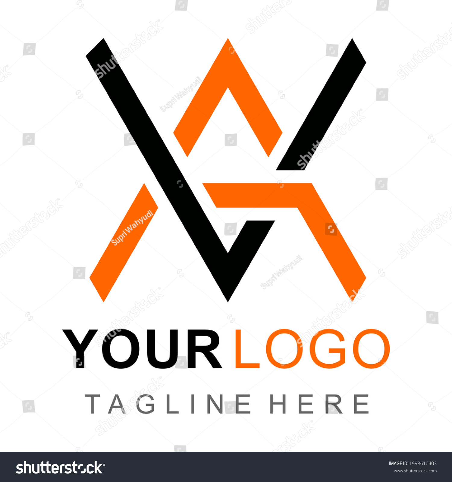 Va Alphabet Logo Vector Graphics Stock Vector (Royalty Free) 1998610403 ...