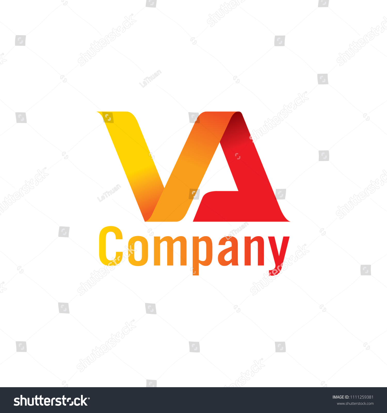 Va Letter Design Stock Vector (Royalty Free) 1111259381 | Shutterstock