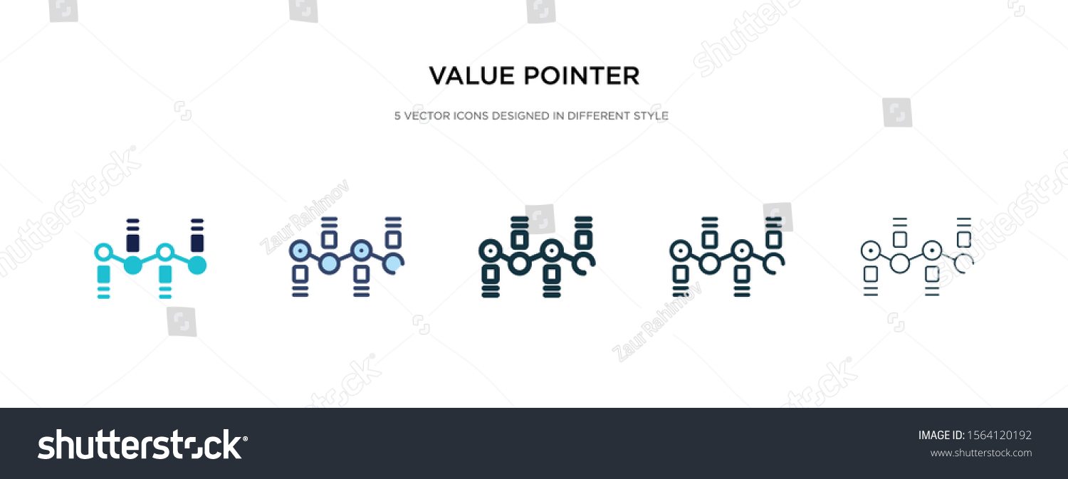 Value Pointer Icon Different Style Vector Stock Vector (Royalty Free ... Value Pointer Icon Different Style Vector Stock Vector (Royalty Free ...