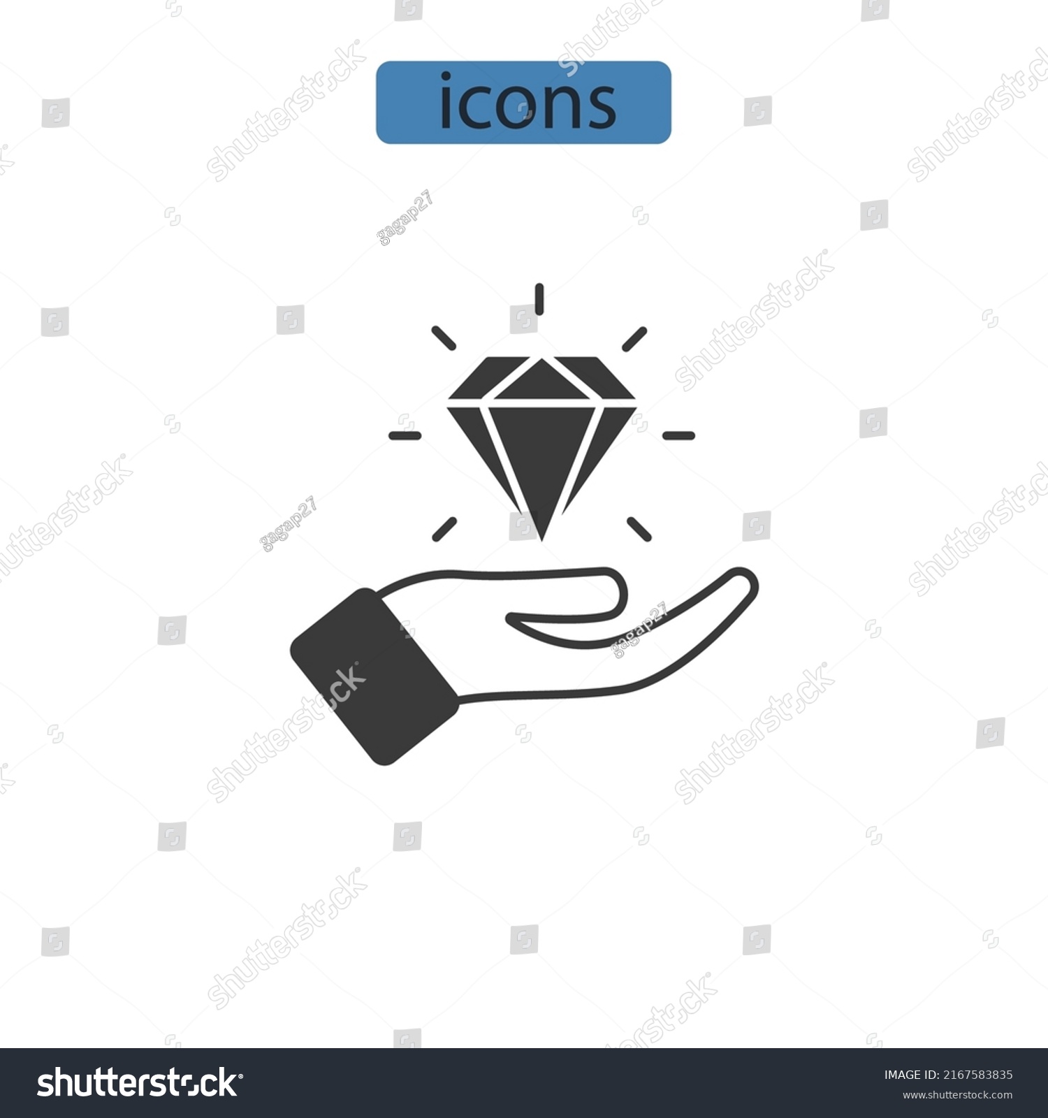 Value Proposition Icons Symbol Vector Elements Stock Vector (Royalty ...