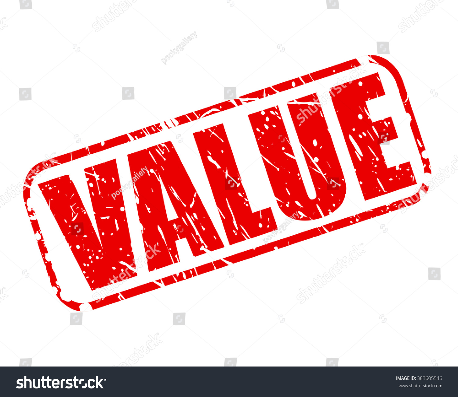 Value Red Stamp Text On White 스톡 벡터(로열티 프리) 383605546 | Shutterstock