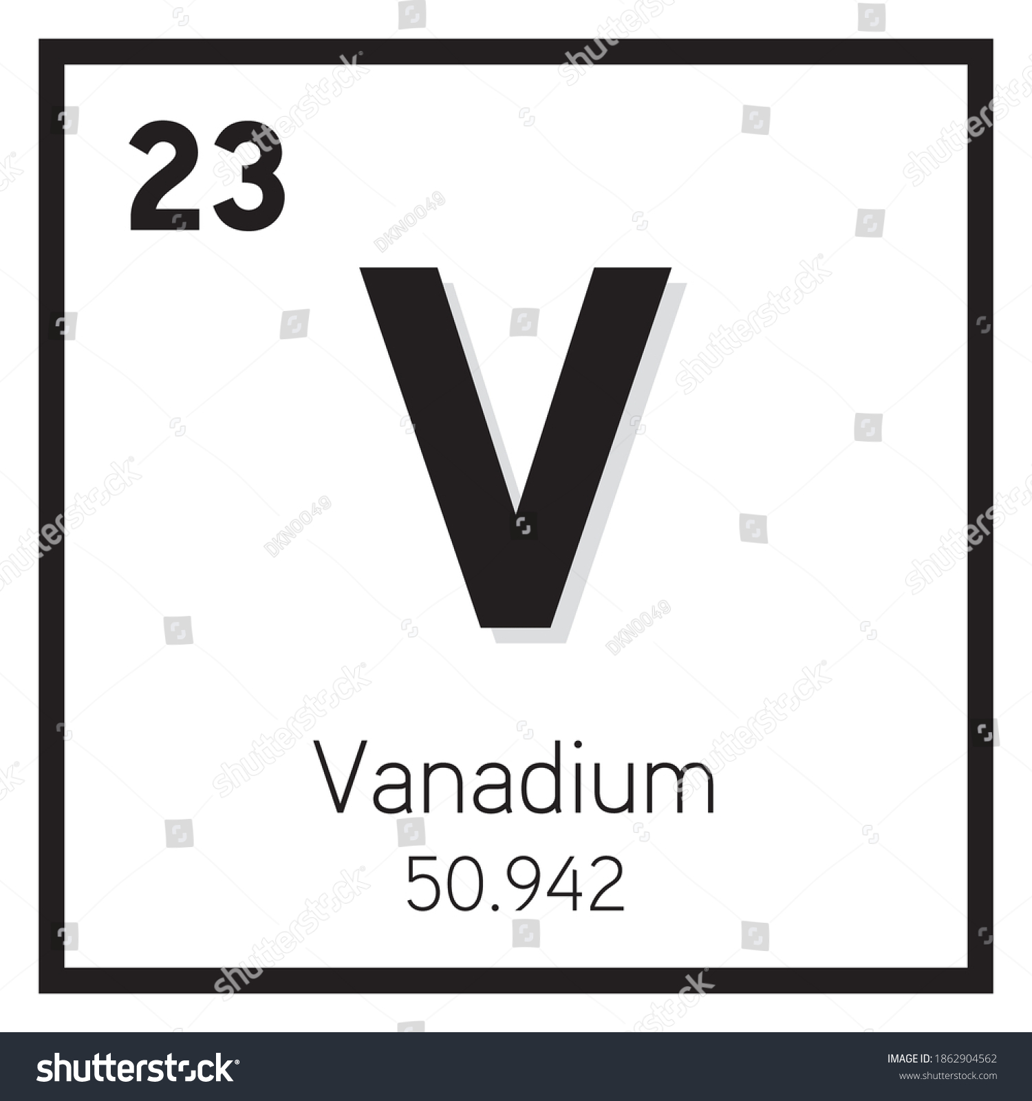 449 Vanadium periodic table 图片、库存照片和矢量图 | Shutterstock