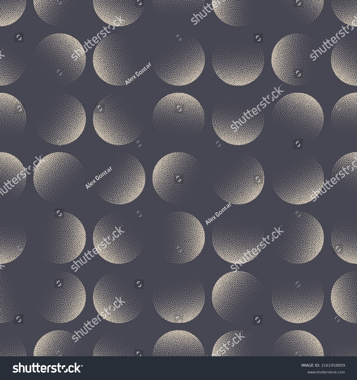 Various Fade Gradation Circles Regular Seamless Stock Vector (Royalty ...