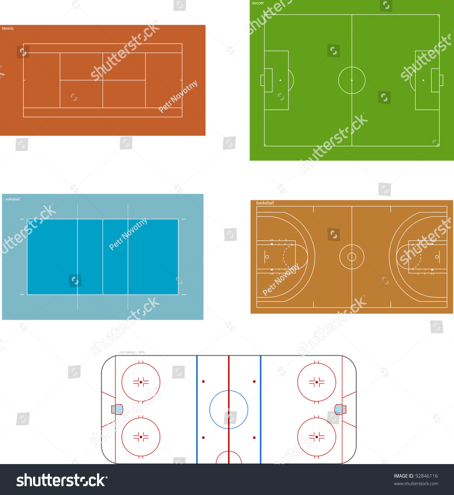 Various Vector Playgrounds Scale Stok Vektör (Telifsiz) 92846116 ...