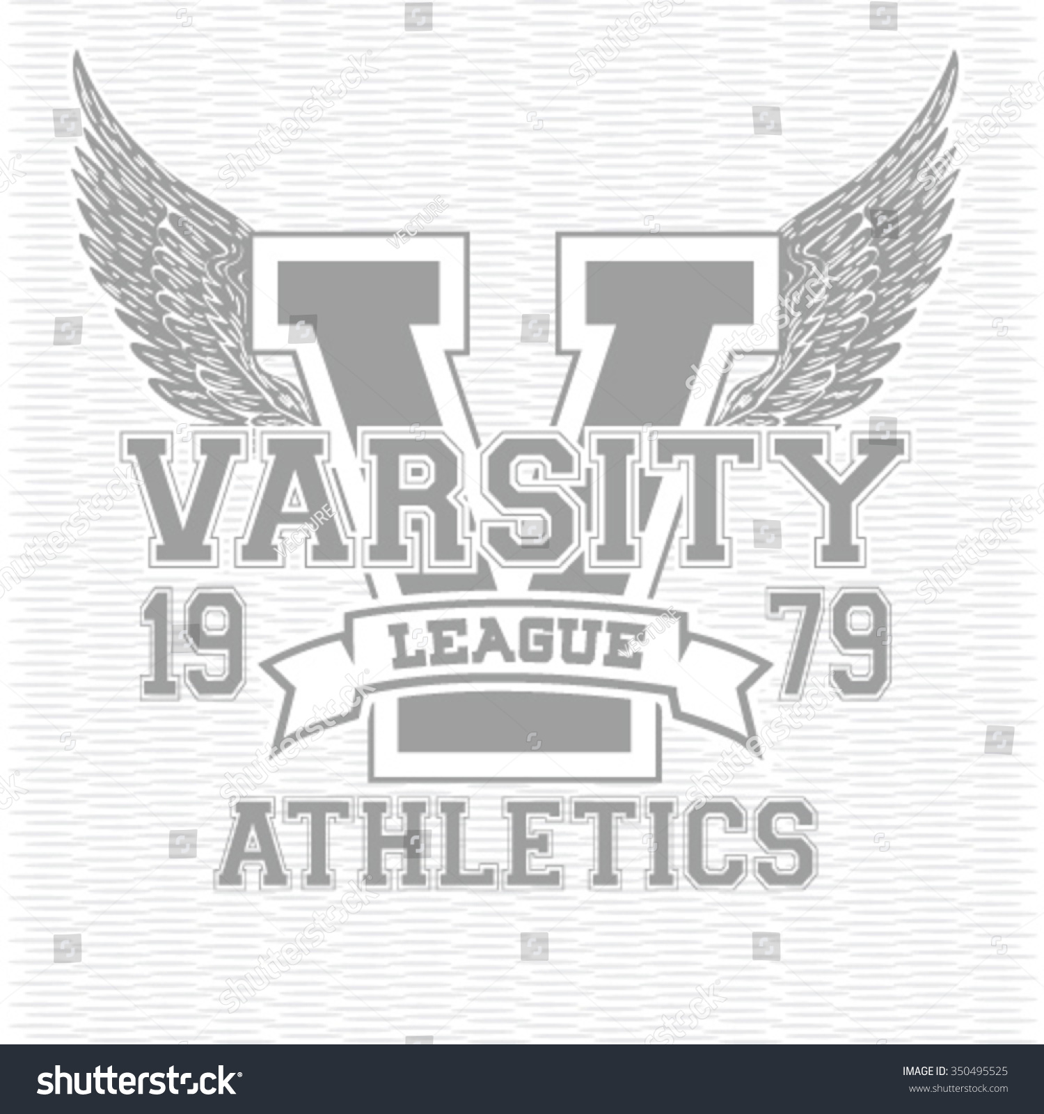 Varsity Sport Graphicsvector Logo: เวกเตอร์สต็อก (ปลอดค่าลิขสิทธิ์ ...