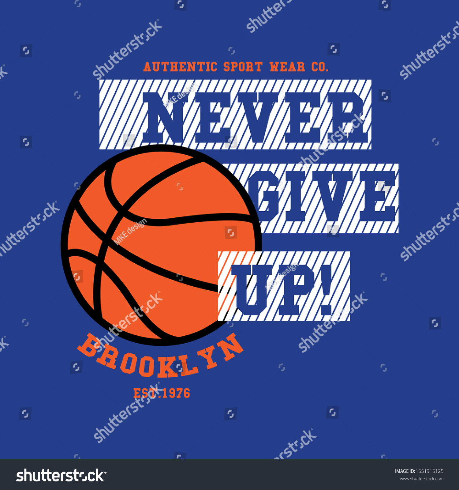 Varsity Style Tee Print Design Vector Stock Vector (Royalty Free ...