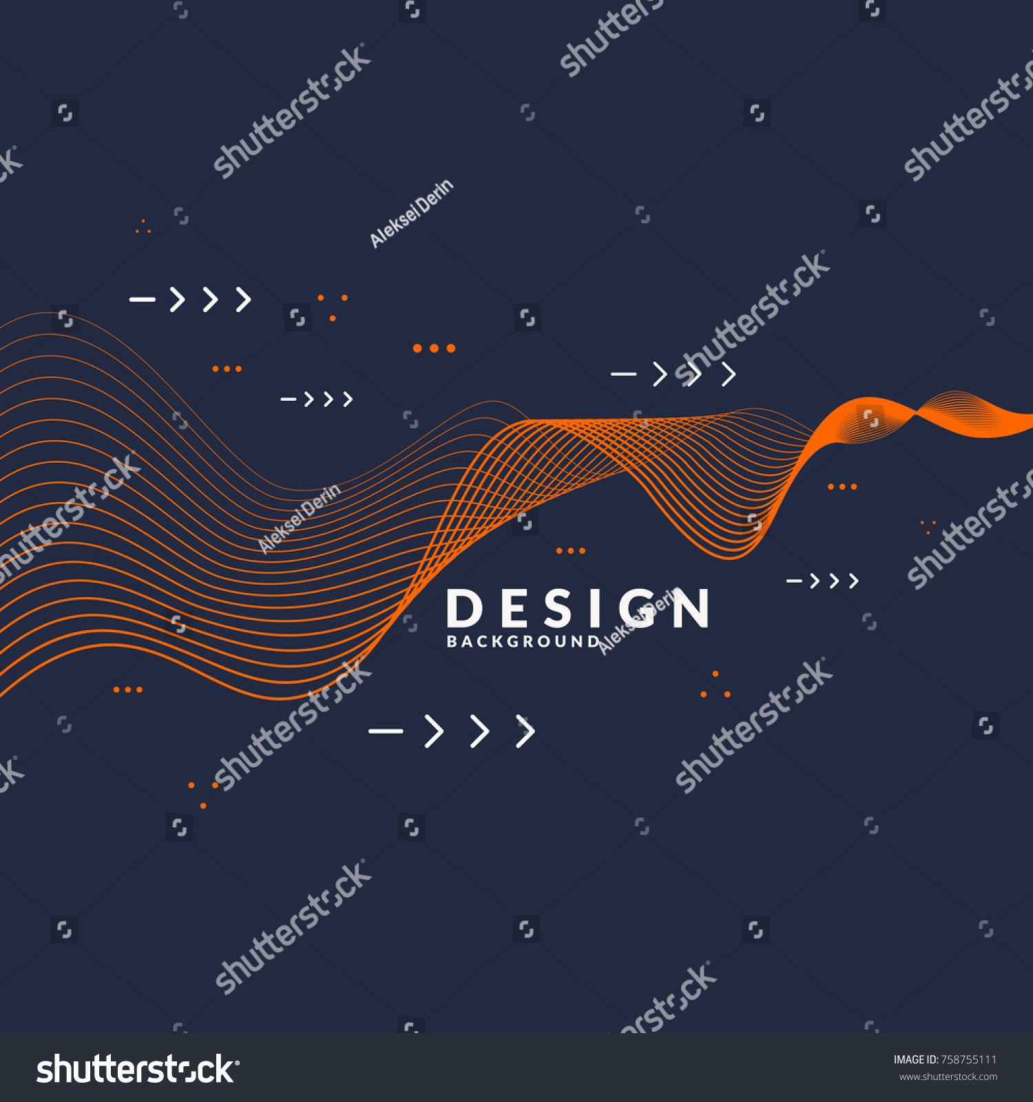 Vector Abstract Background Dynamic Waves Illustration Stock Vector ...