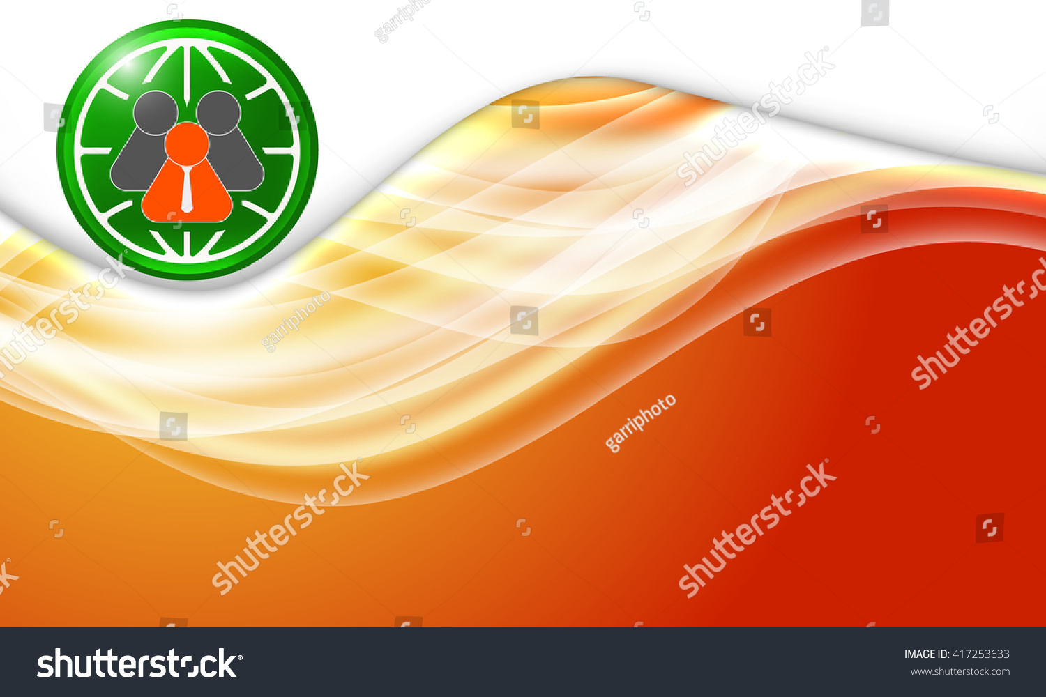 Vector Abstract Background People Icon Stock Vector (Royalty Free ...
