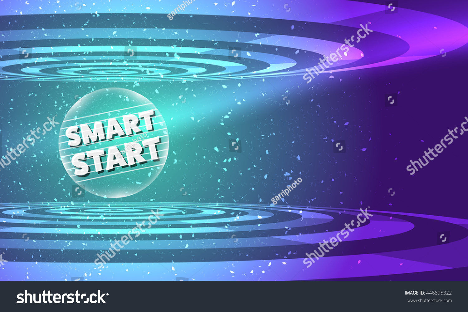 Vector Abstract Background Transparent Circular Objects Stock Vector ...