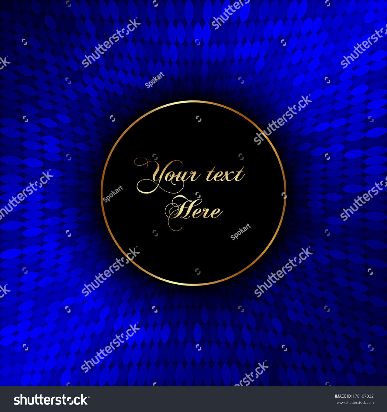 Vector Abstract Bright Background Template Stock Vector (Royalty Free ...