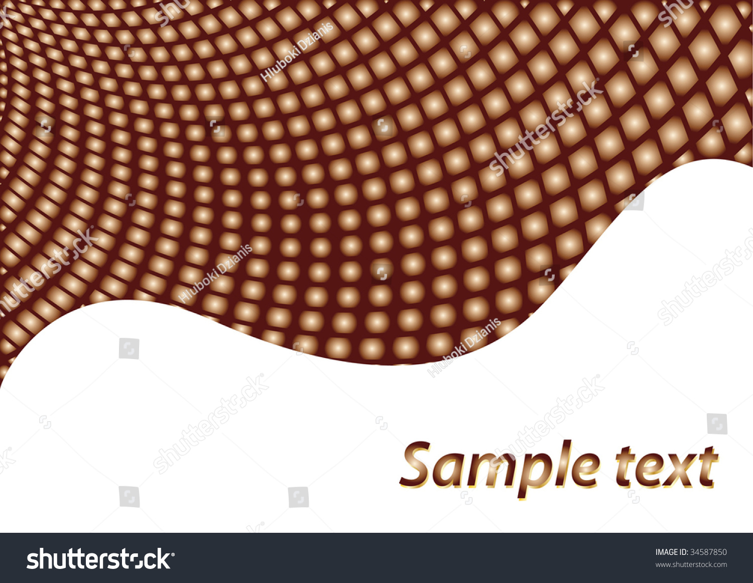 Vector Abstract Chocolate Background Clipart Stock Vector (Royalty Free ...