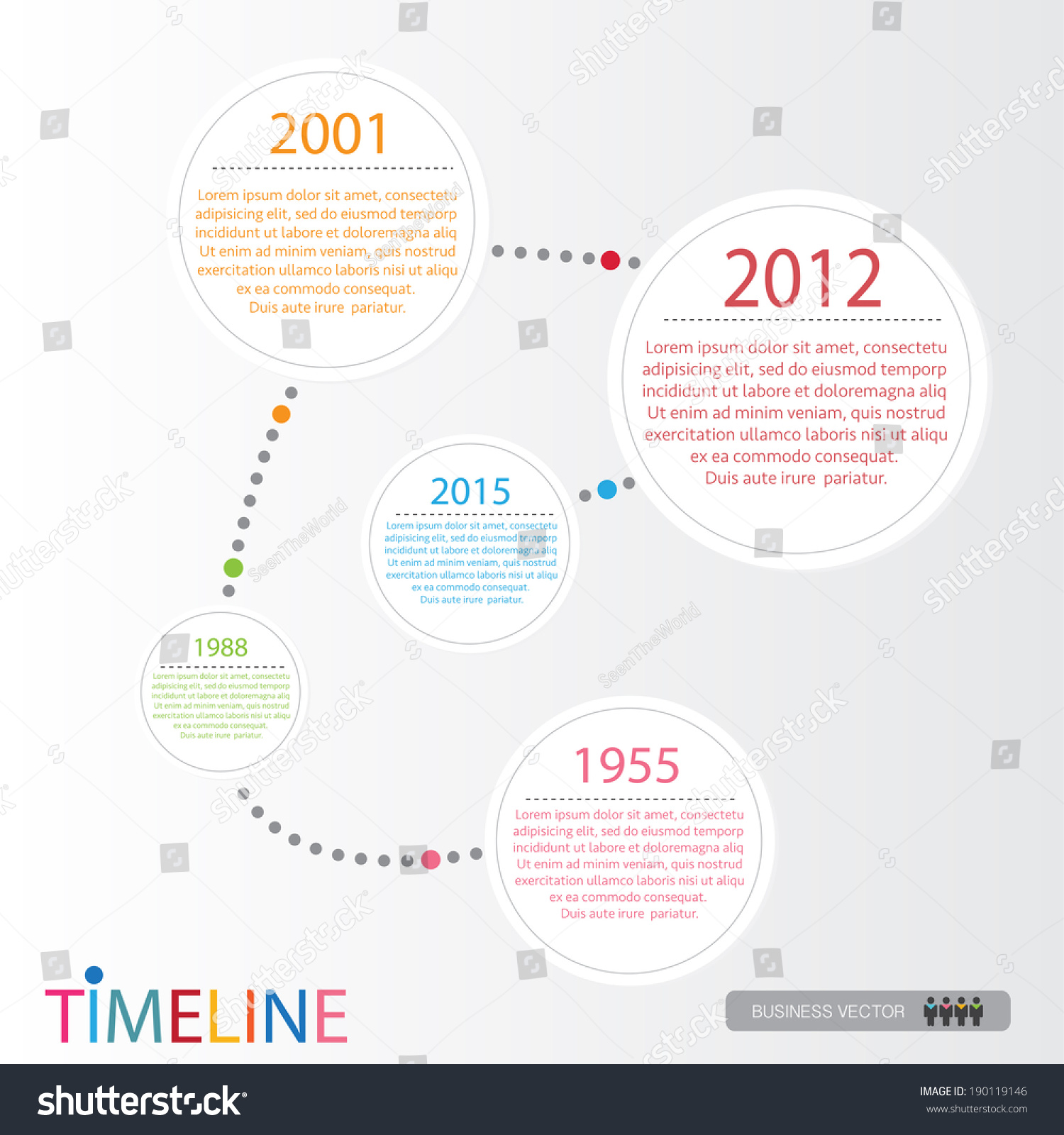 Vector Abstract Flat Design Flow Chart: เวกเตอร์สต็อก (ปลอดค่าลิขสิทธิ์ ...