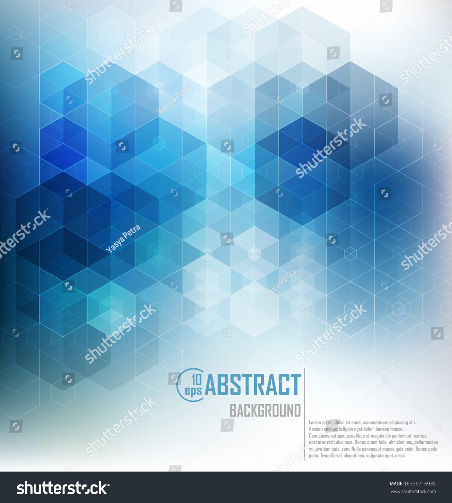 Vector Abstract Geometric Background Template Brochure Stock Vector ...