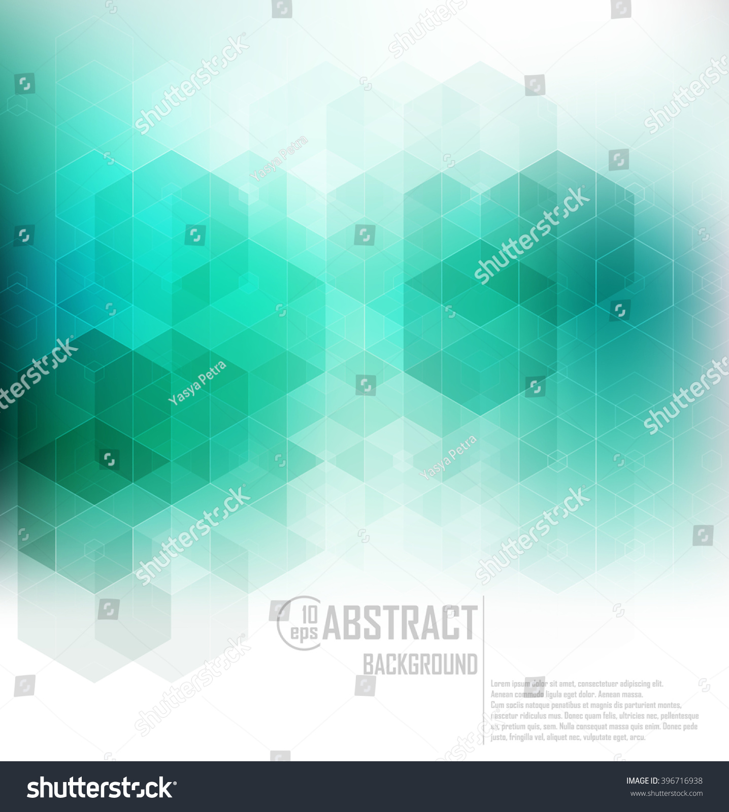Vector Abstract Geometric Background Template Brochure Stock Vector ...