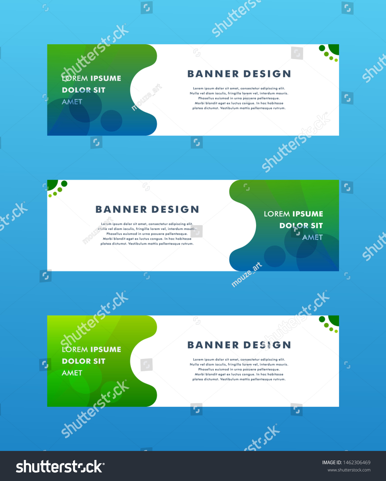 Vector Abstract Geometric Design Banner Web Stock Vector (Royalty Free ...