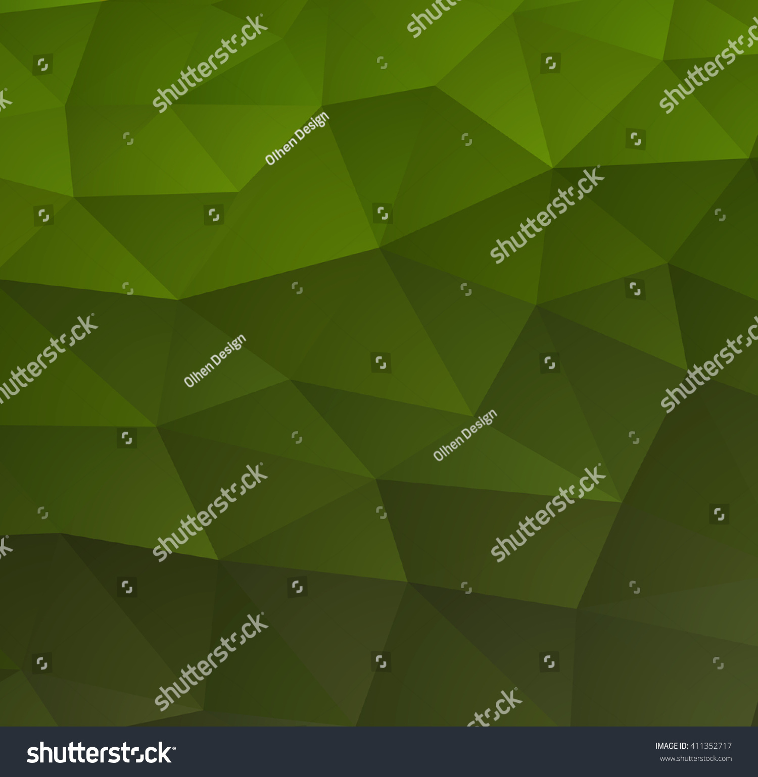 Vector Abstract Green Geometric Background Template Stock Vector ...