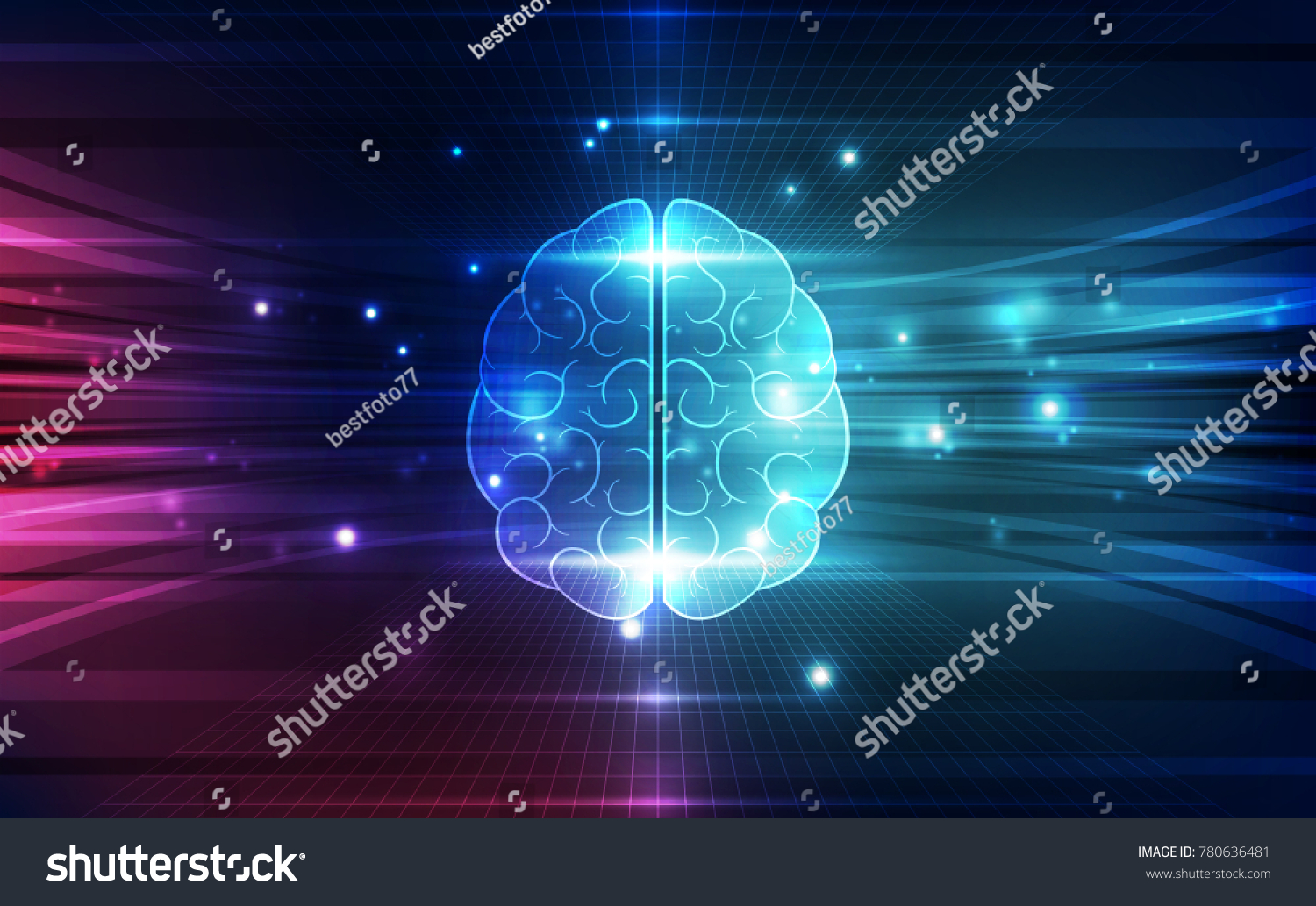 Vector Abstract Human Brain On Technology Stock Vector (Royalty Free ... Vector Abstract Human Brain On Technology Stock Vector (Royalty Free ...