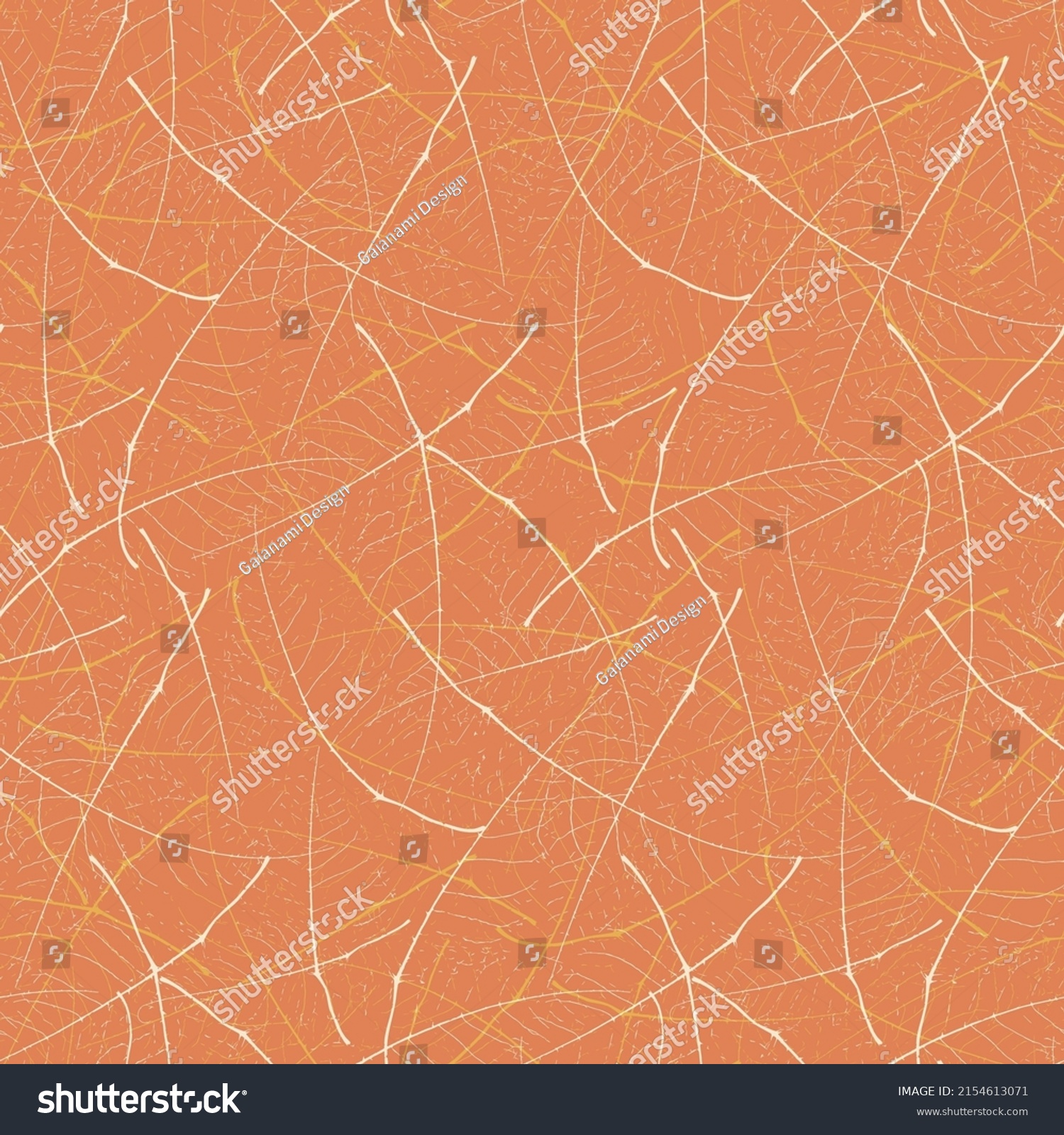 Vector Abstract Leaf Texture Seamless Pattern Stock Vector (Royalty ...