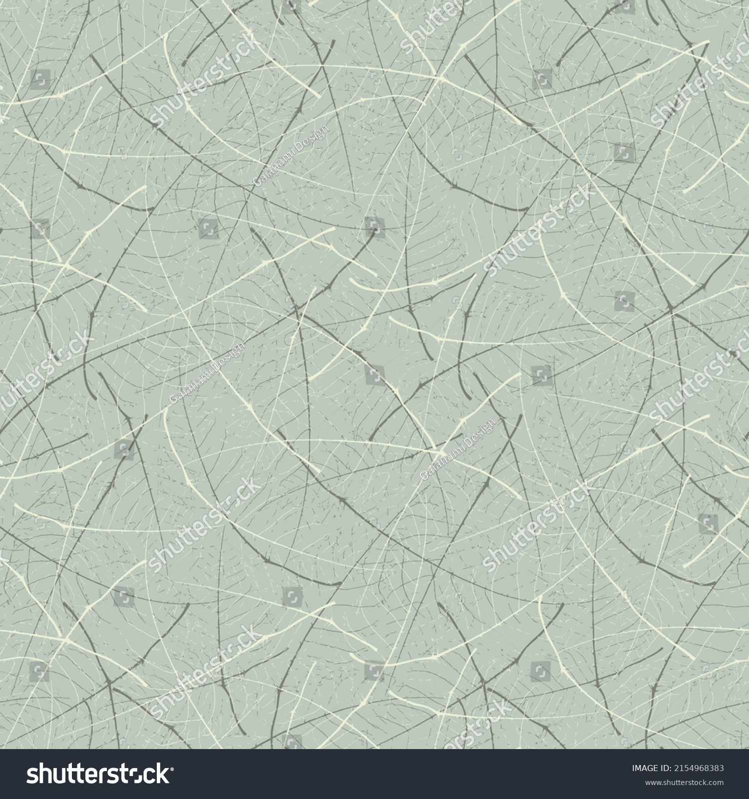Vector Abstract Leaf Texture Seamless Pattern Stock Vector (Royalty ...