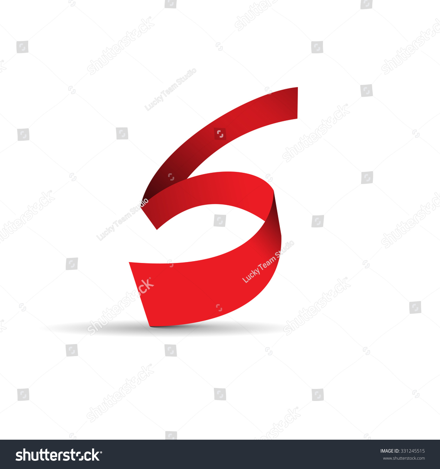 Vector Abstract Letter S Strips Stock Vector (Royalty Free) 331245515 ...