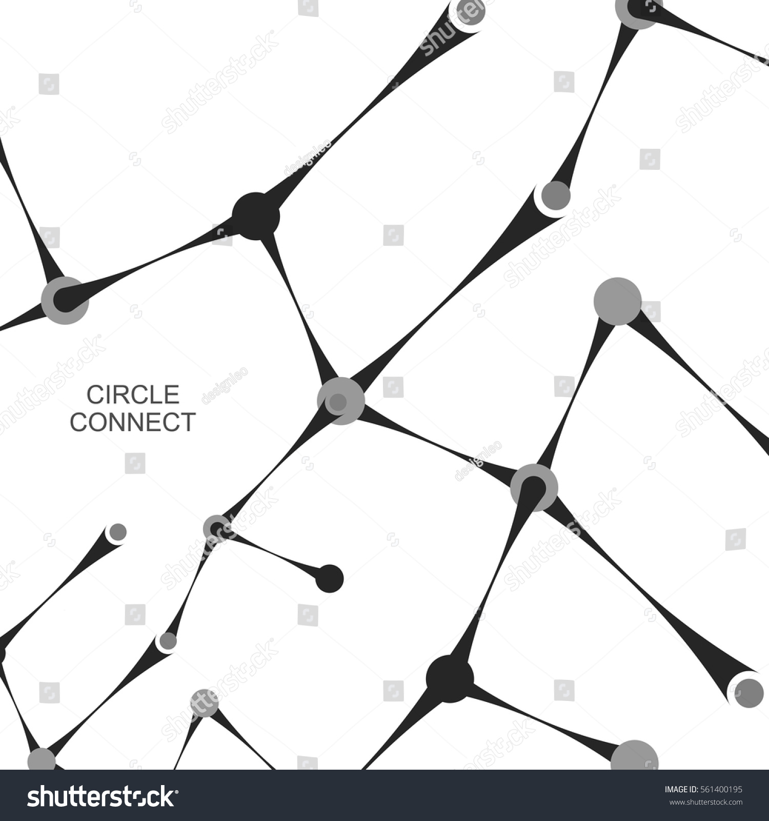 Vector Abstract Line Science Background Stock Vector (Royalty Free ...