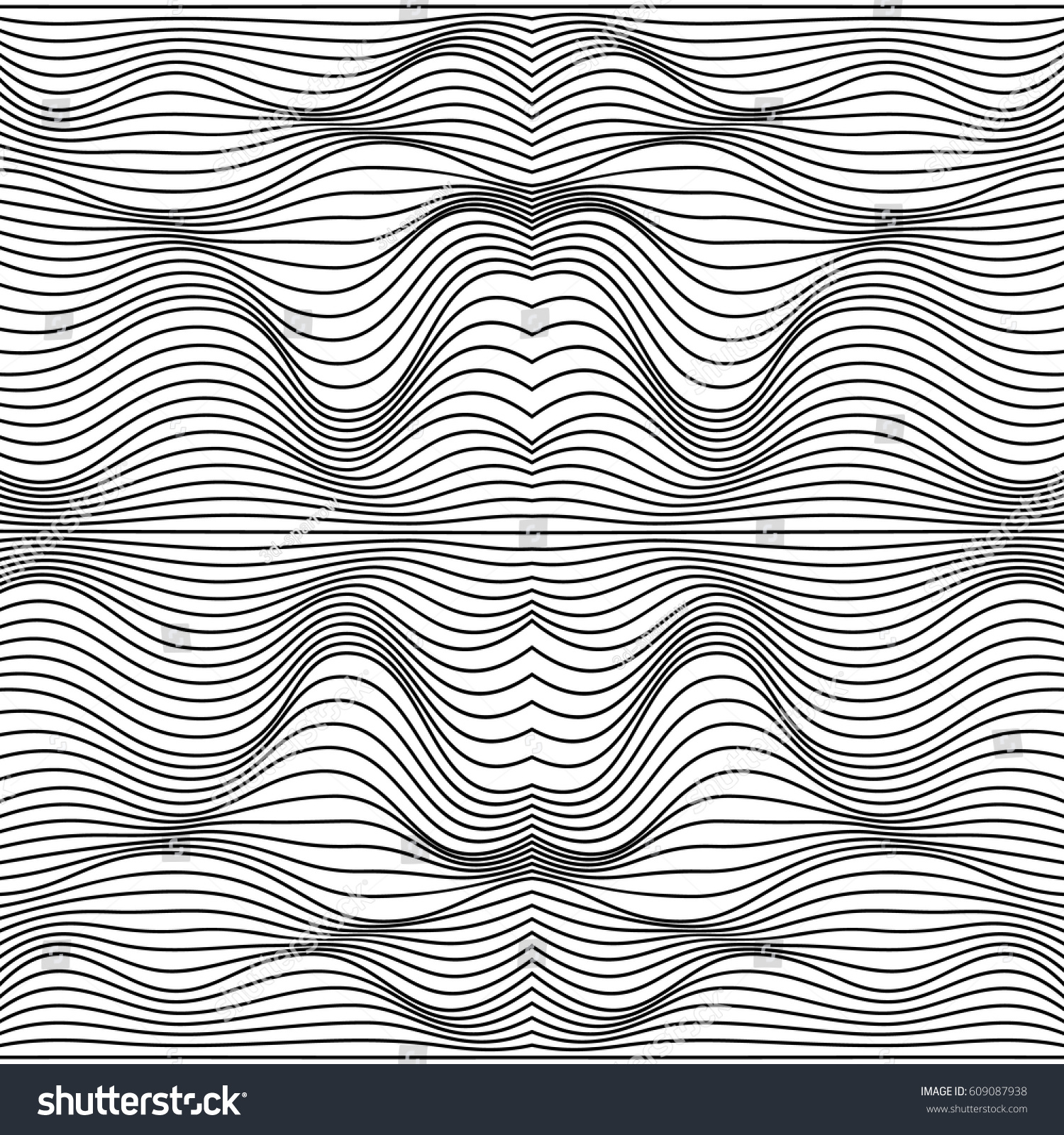Vector Abstract Line Seamless Pattern Black Stock Vector (Royalty Free ...