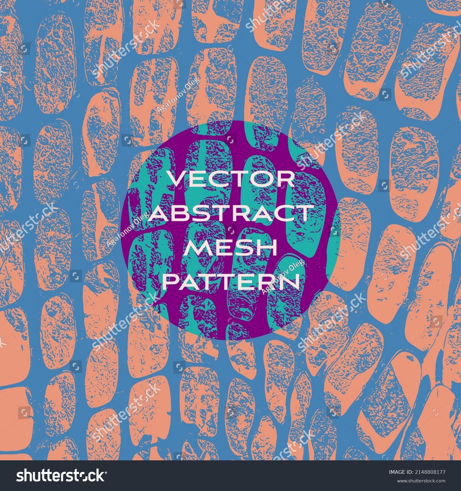 Vector Abstract Mesh Pattern Color Grid Stock Vector (Royalty Free ...
