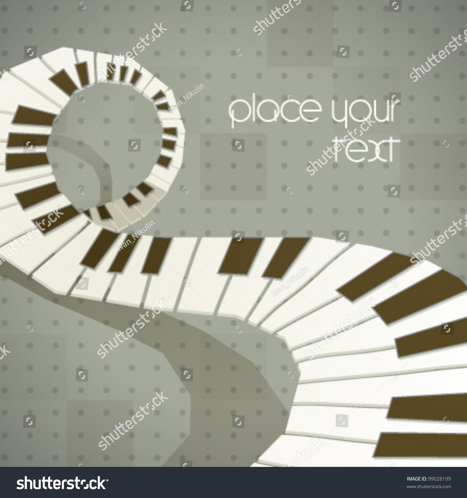 Vector Abstract Music Piano Background Stock Vector (Royalty Free ...