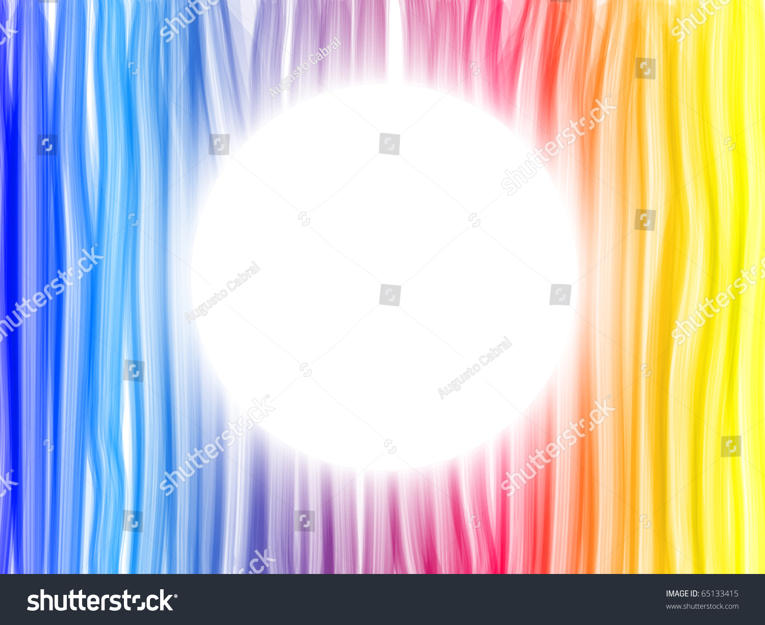 Vector Abstract Rainbow Lines Background White Stock Vector (Royalty ...