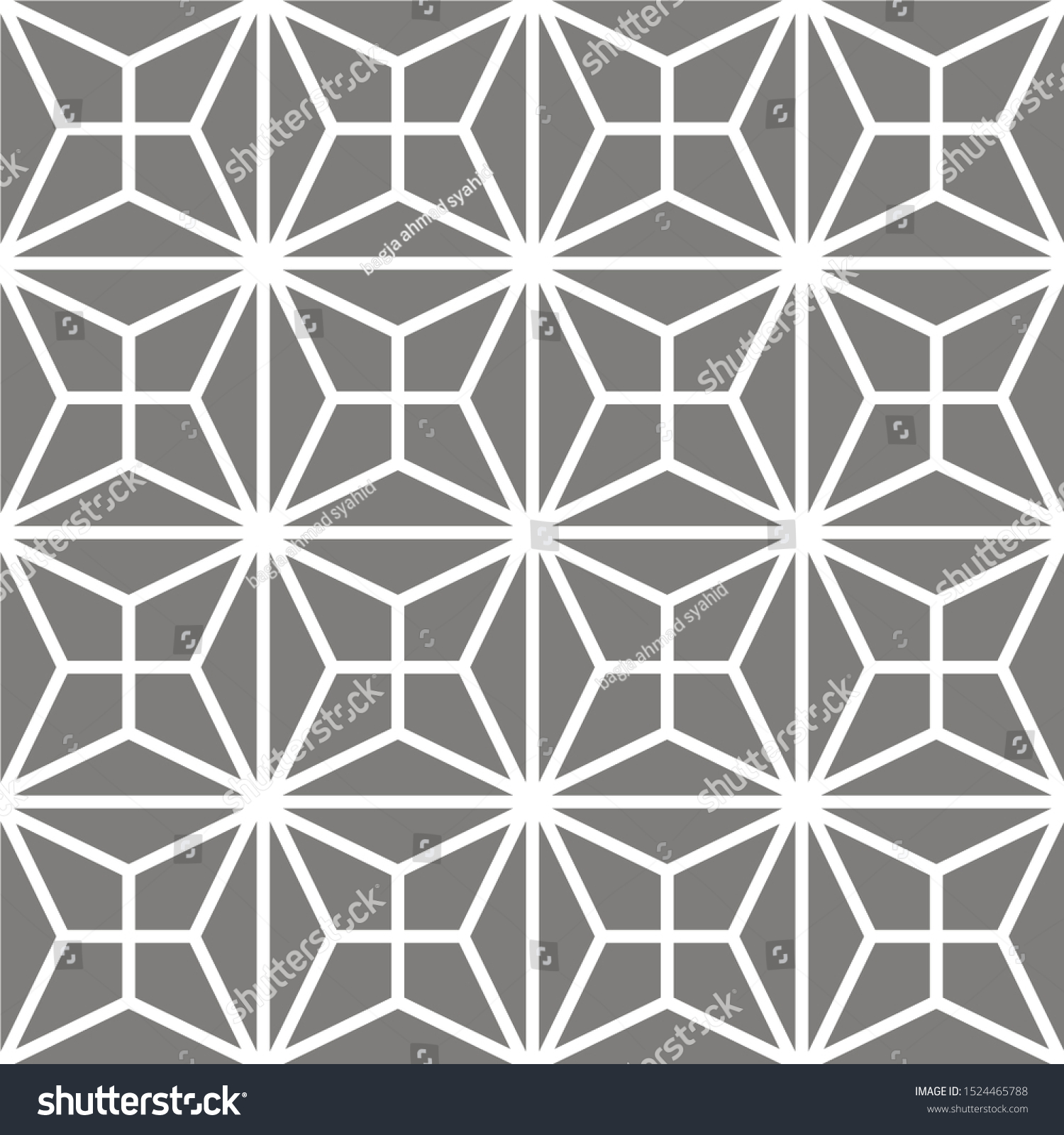 Vector Abstract Seamless Texture Modern Geometric Stock Vector (Royalty ...