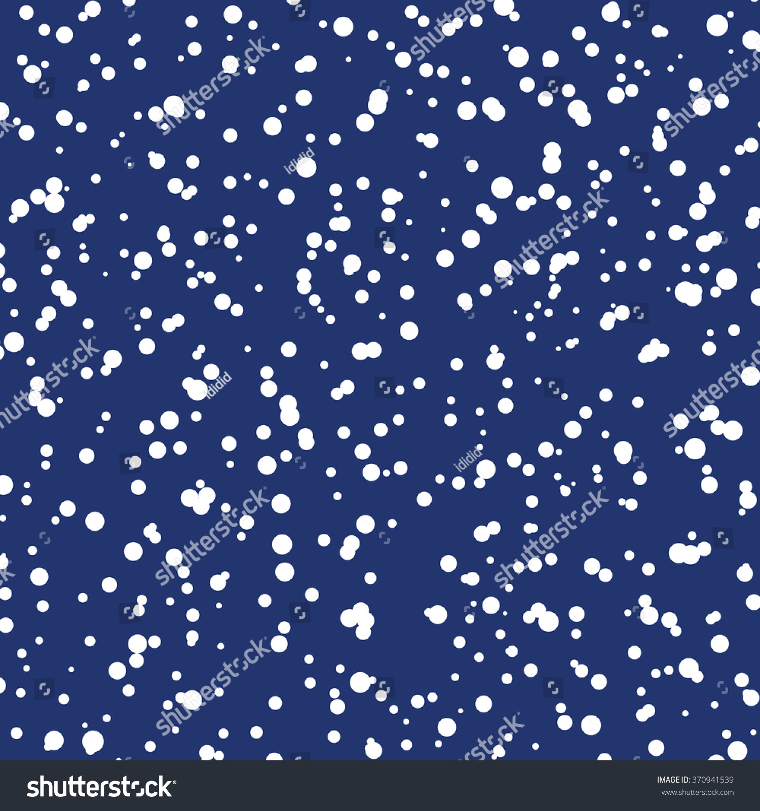 Vector Abstract Snow Dots Background Dot Stock Vector 370941539 ...