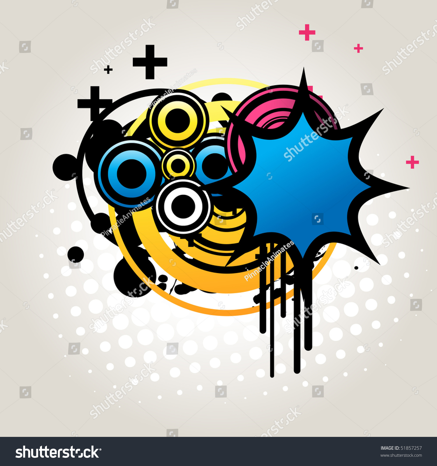 Vector Abstract Urban Style Background Stock Vector (Royalty Free) 51857257