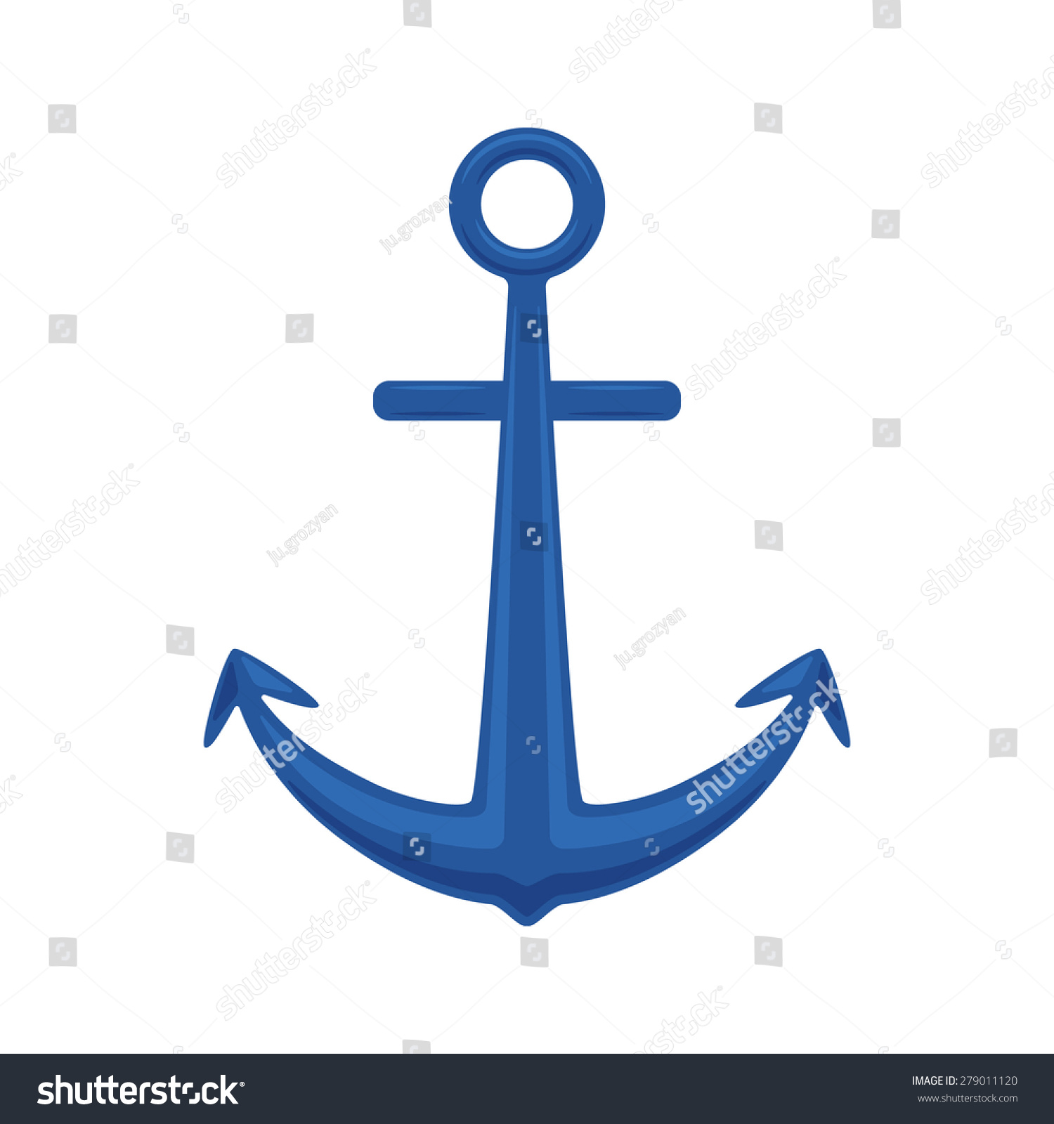 Vector Anchor Illustration Stock Vector (Royalty Free) 279011120 ...
