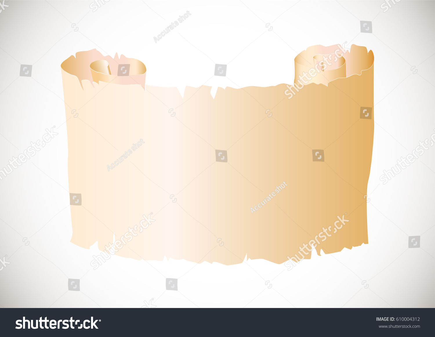 Vector Ancient Paper Parchment Scroll Vector: เวกเตอร์สต็อก (ปลอดค่า ...