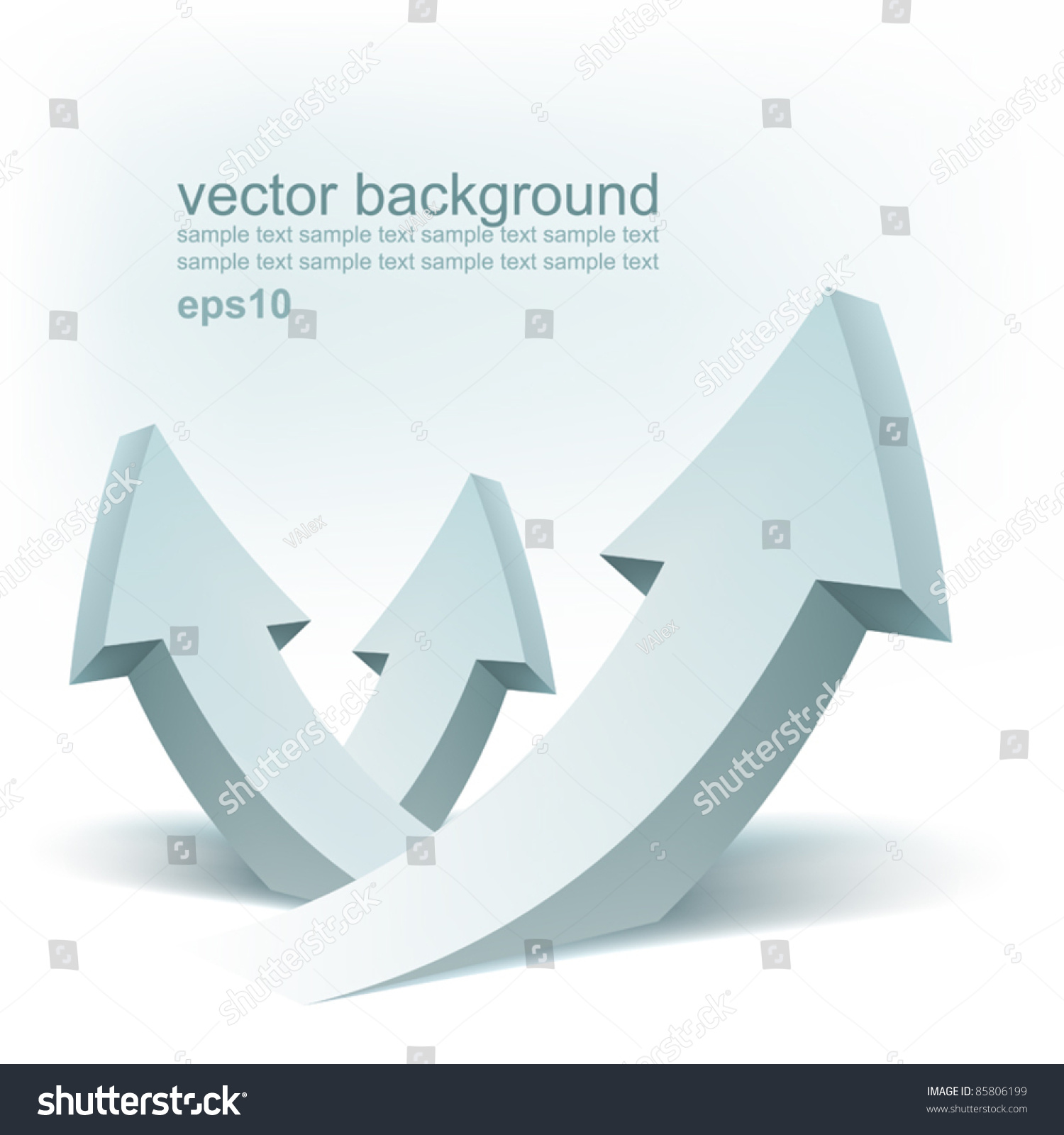 Vector Arrows Logo Design Stock Vector (Royalty Free) 85806199